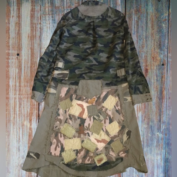 Arizona Jean Company | Jackets & Coats | Upcycled Camouflage Army ...